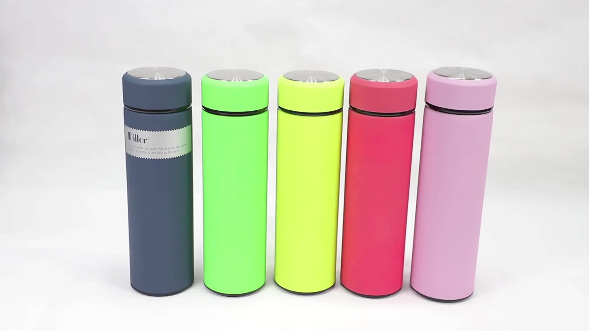 Diller Water Bottle Custom Double Wall Insulated Stainless Steel Metal ...