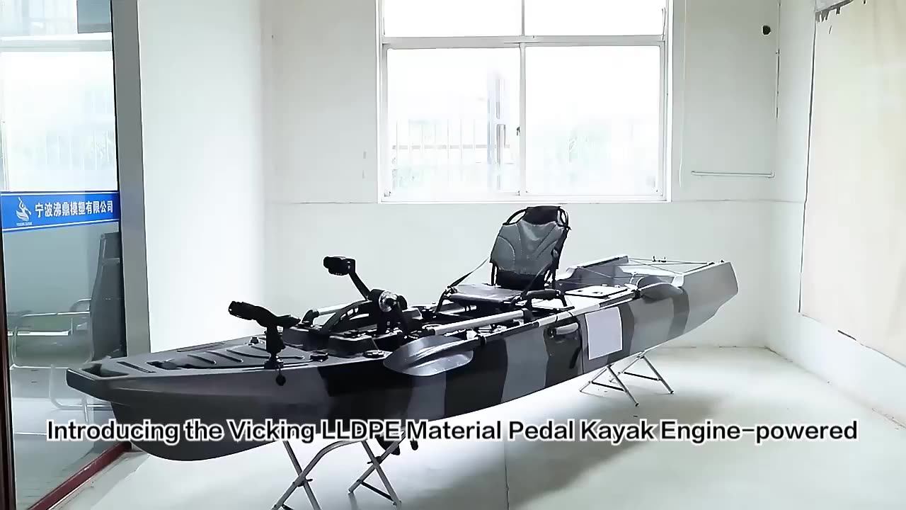 Vicking Recreational Ocean Kayak Fishing Propeller Pedal Drive Kayak ...