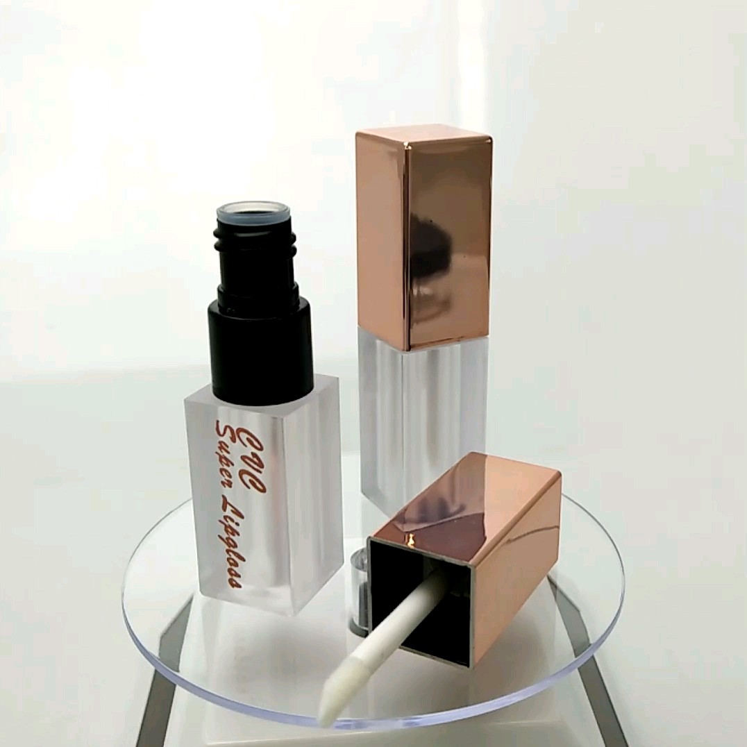 Oem Popular Plastic Packaging Square Empty Cosmetic Mini Lip Gloss Case ...