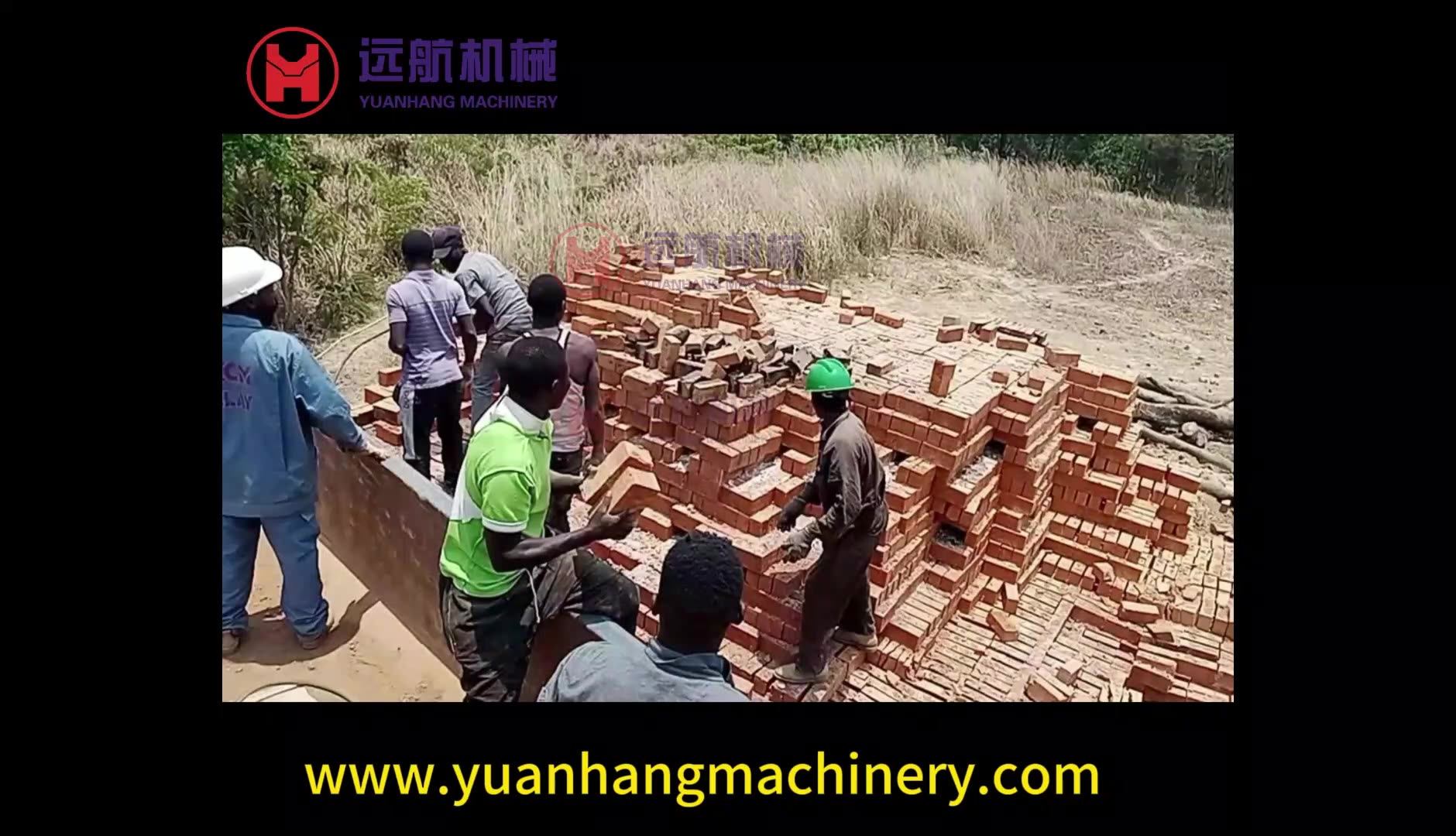 Automatic Red Clay Tile Brick Extruder Mud Brick Machine Price Clay ...