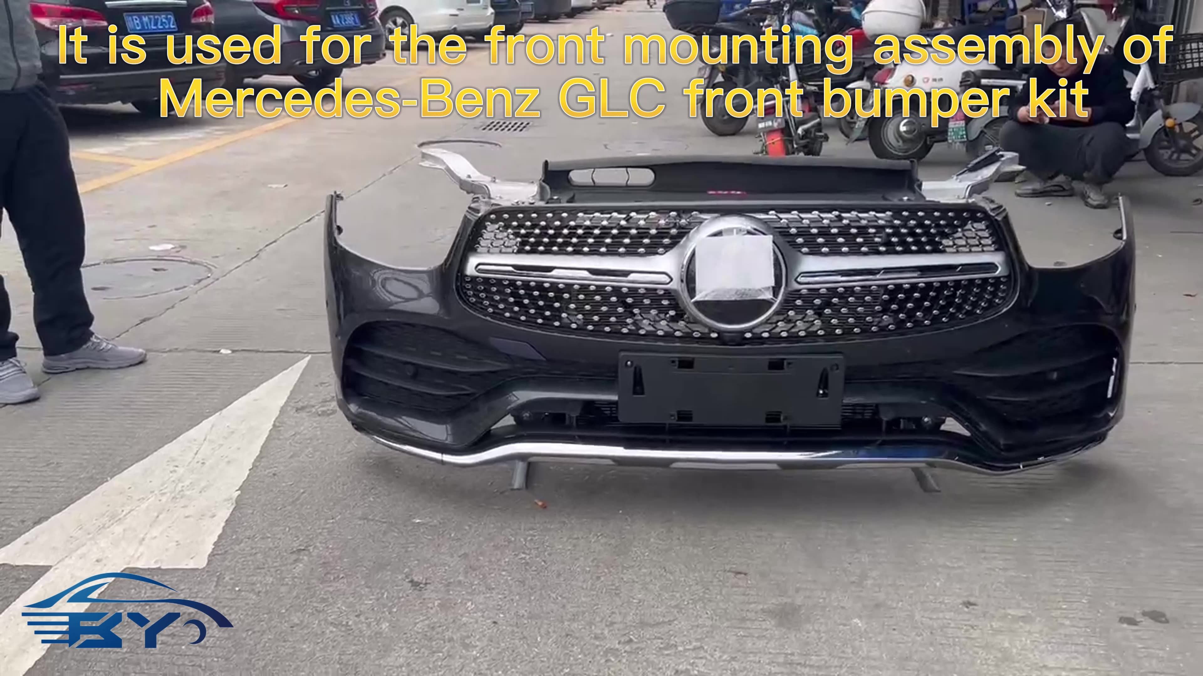Automotive Front Bumper Rear Bumper Hood Body Kit Retrofit For Mercedes ...