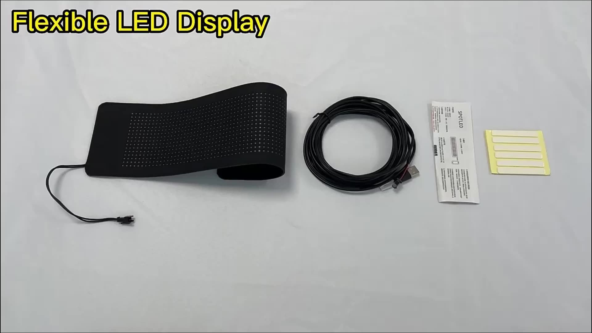 P5 16*64pixels Flexible Led Display Panel Car Led Sign App Control Rgb ...