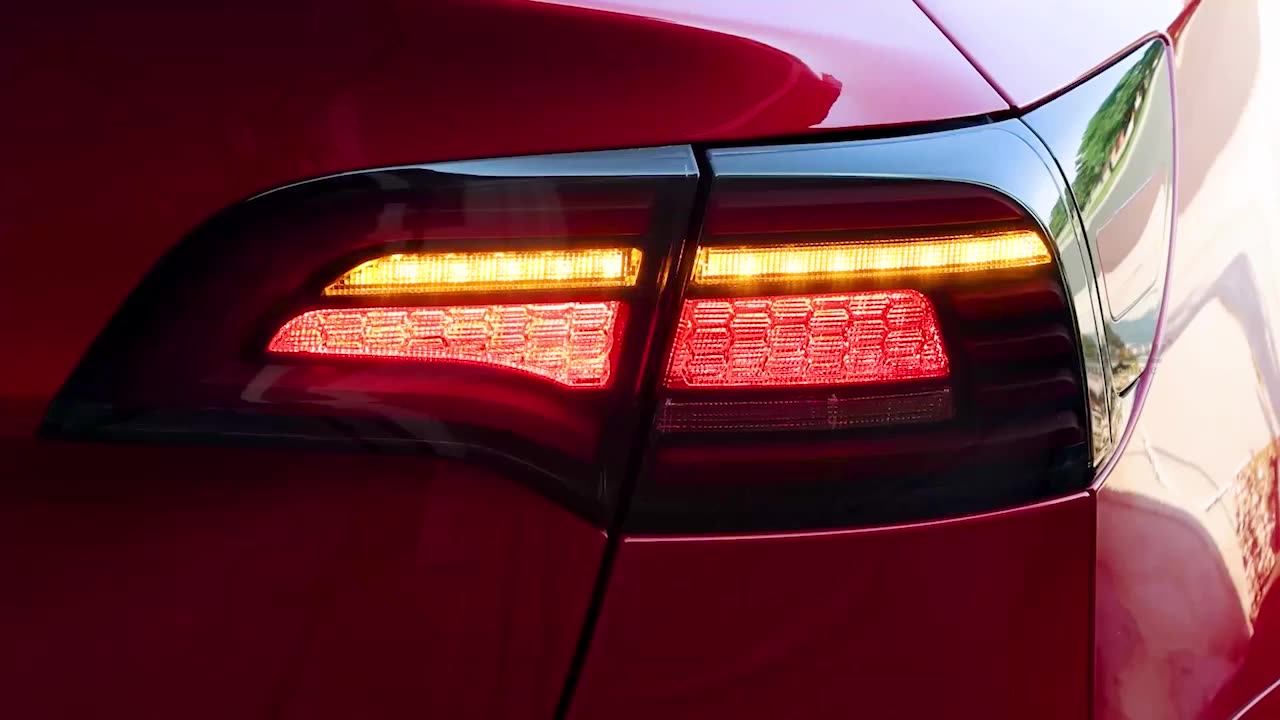 Hansshow Model 3 / Y Eagle Eye Style Tail Lights Led Brake Light For ...