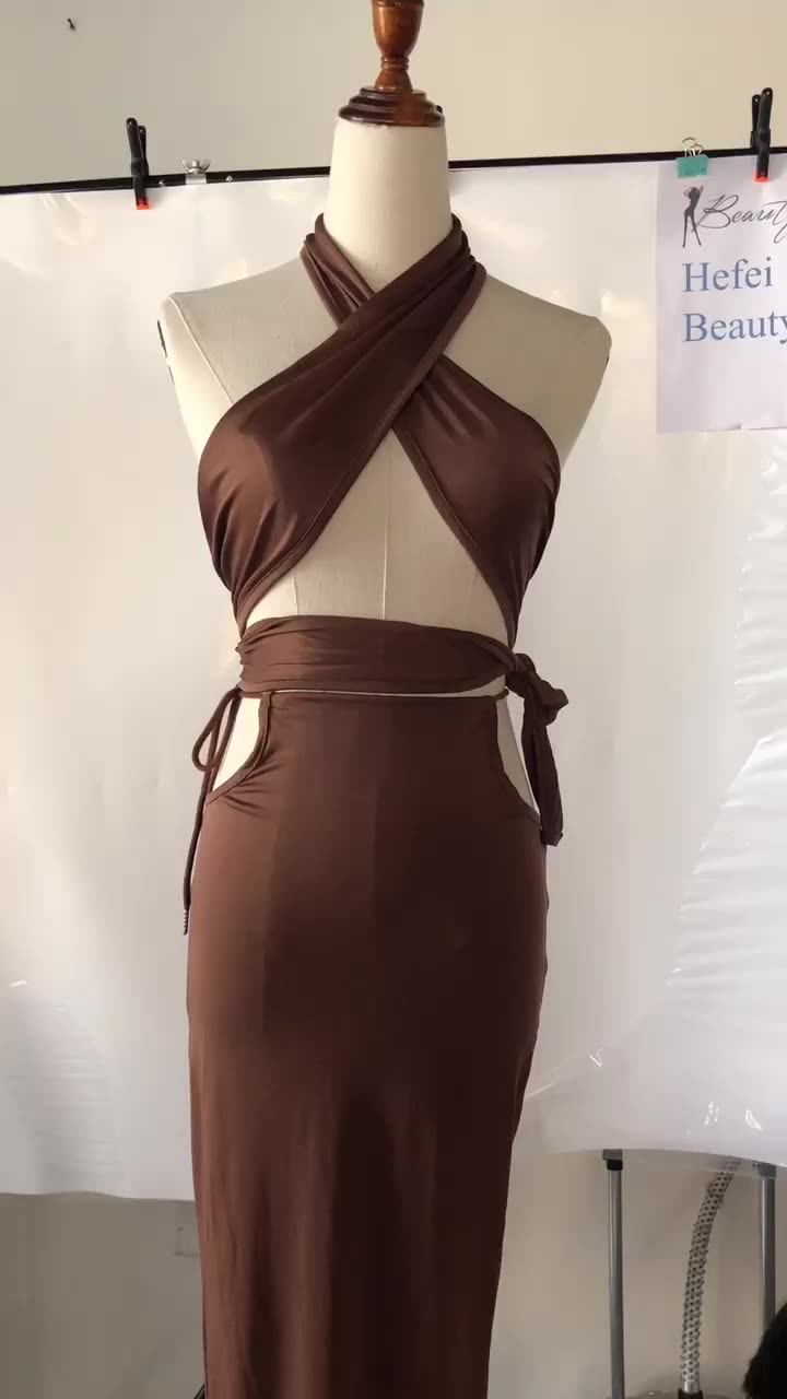 B32972a 2019 Sexy Girls Beautiful Without Dress Lady's Summer Leisure ...