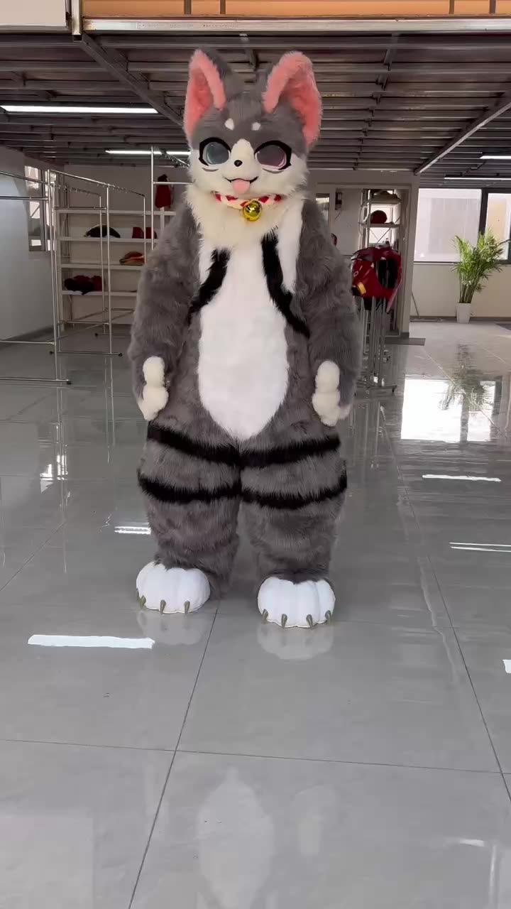 Plush Fursuit Kig Furry Costume Fursuit Cat Fursuit Anime Cosplay ...