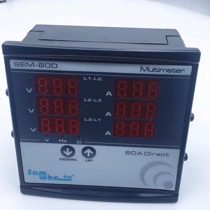 Samwha-dsp Sem-60d Large Screen Multifunction Digital Panel Meter Energy - Buy Panel Meter ...