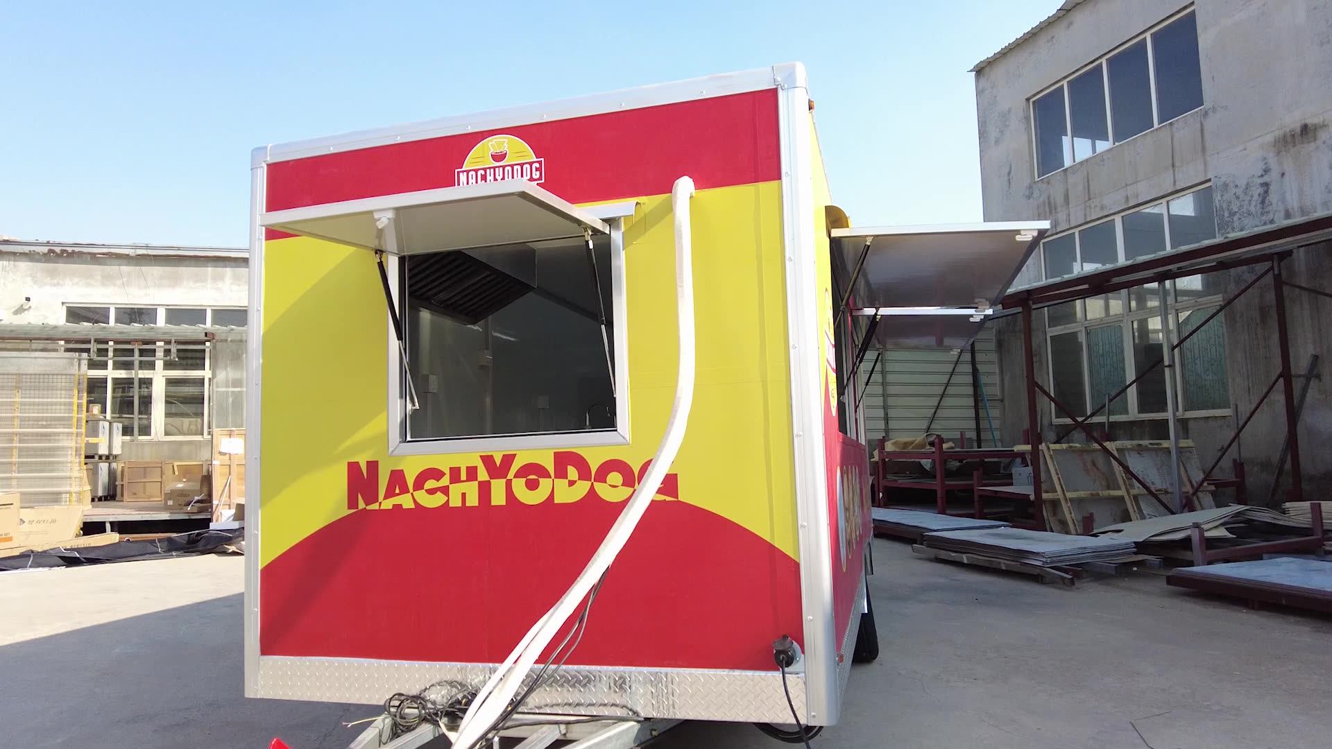 Food Trailers Fully Equipped Food Van Mobile Ice Cream Food Truck - Buy ...