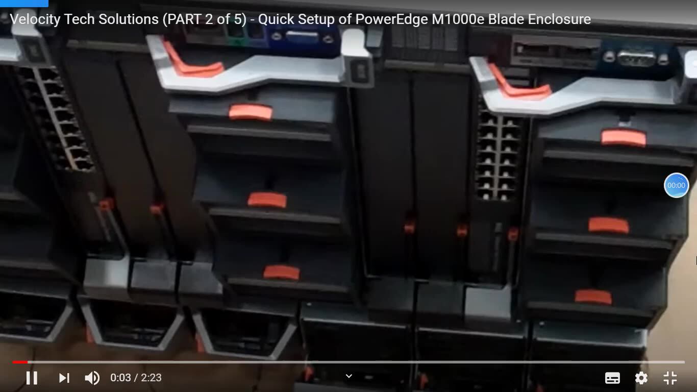 60% More Dense Than Using 1u Servers Poweredge M1000e Blade Enclosure ...