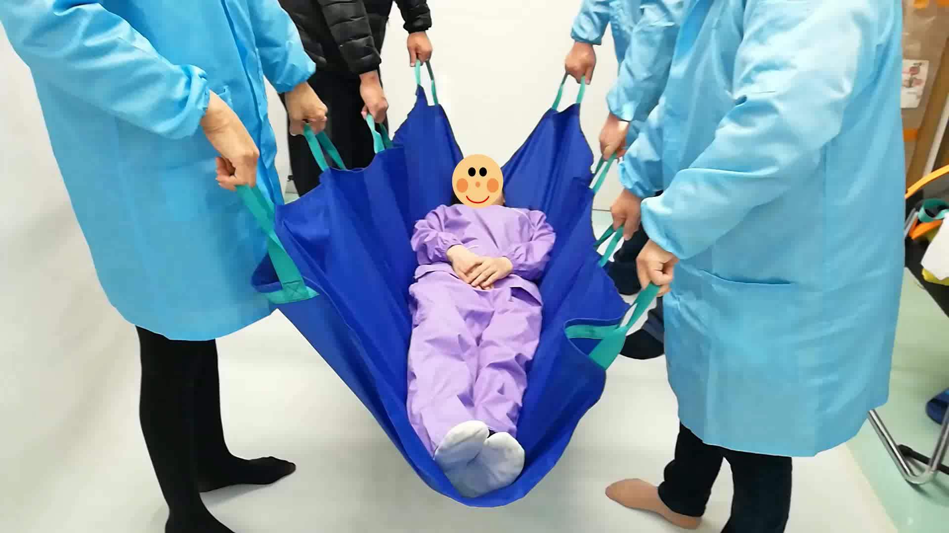 Iso13485 Manufacture Patient Carry Sheet Eight Handles Heave Loading ...