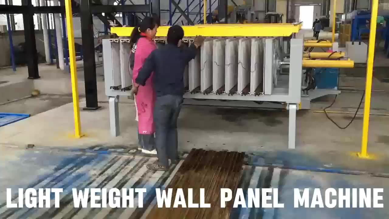 Sips Sandwich Panel Production Line Precast Concrete Wall Fence Post ...