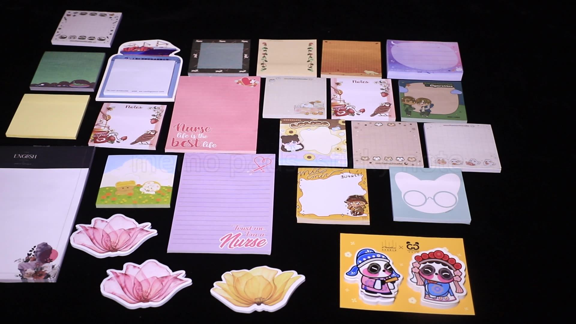 Custom Creative Kawaii Design Office Stationery Sticky Note With Memo ...
