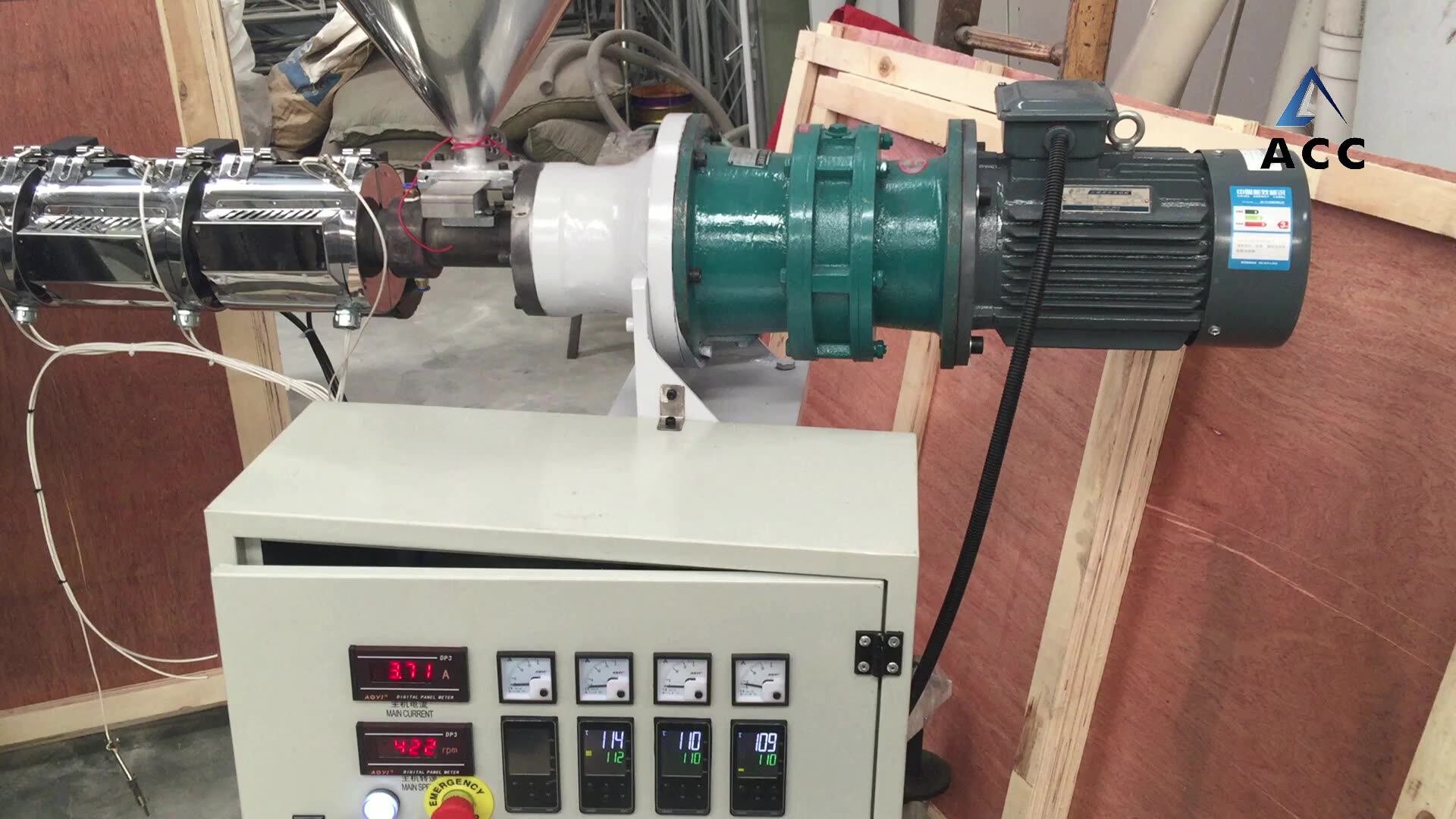 Sj25 Hot Melt Single Screw Plastic Small Extruder Machine Production ...