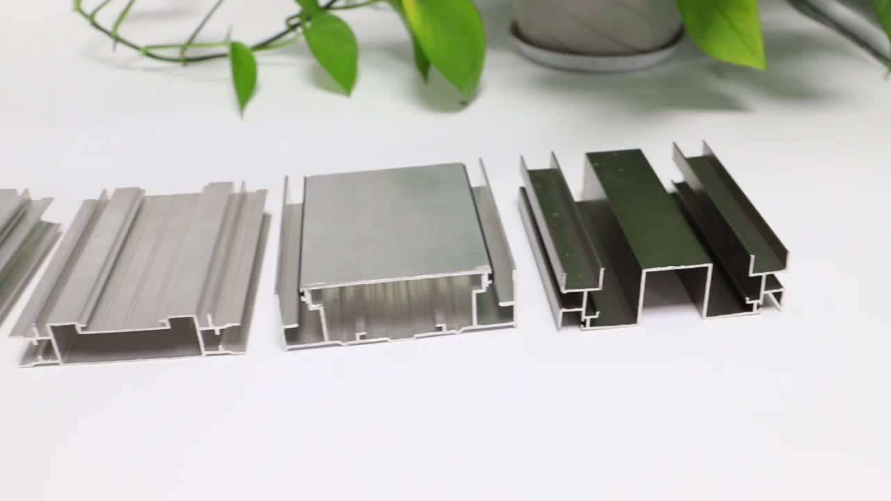 Modern High Quality Anodized Aluminum Frame 12mm Single Tempered Glass ...