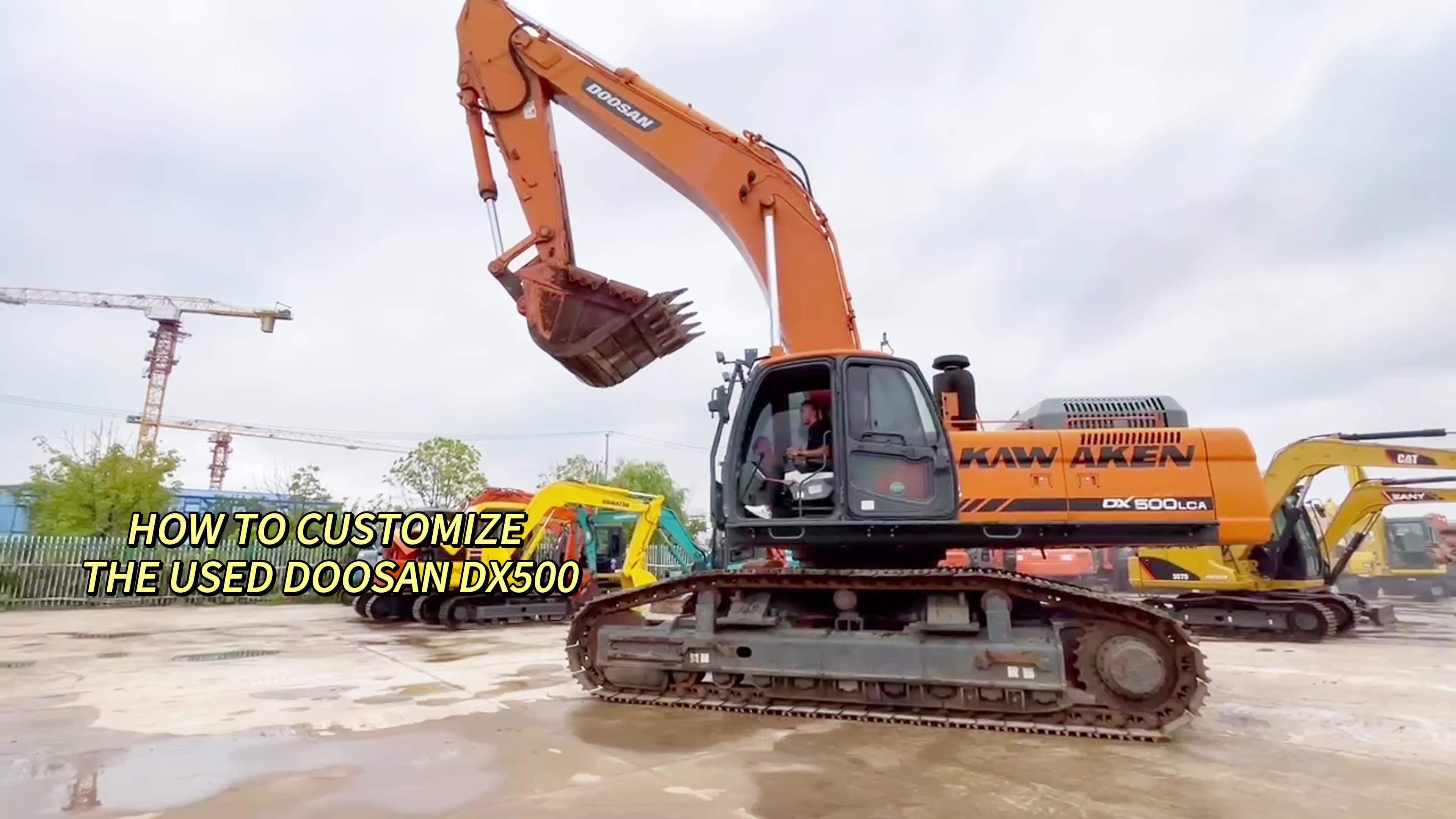 Heavy 50 Ton Doosan Dx500 Dx500lc Dx500lca Dx500lc-9c Used Crawler ...