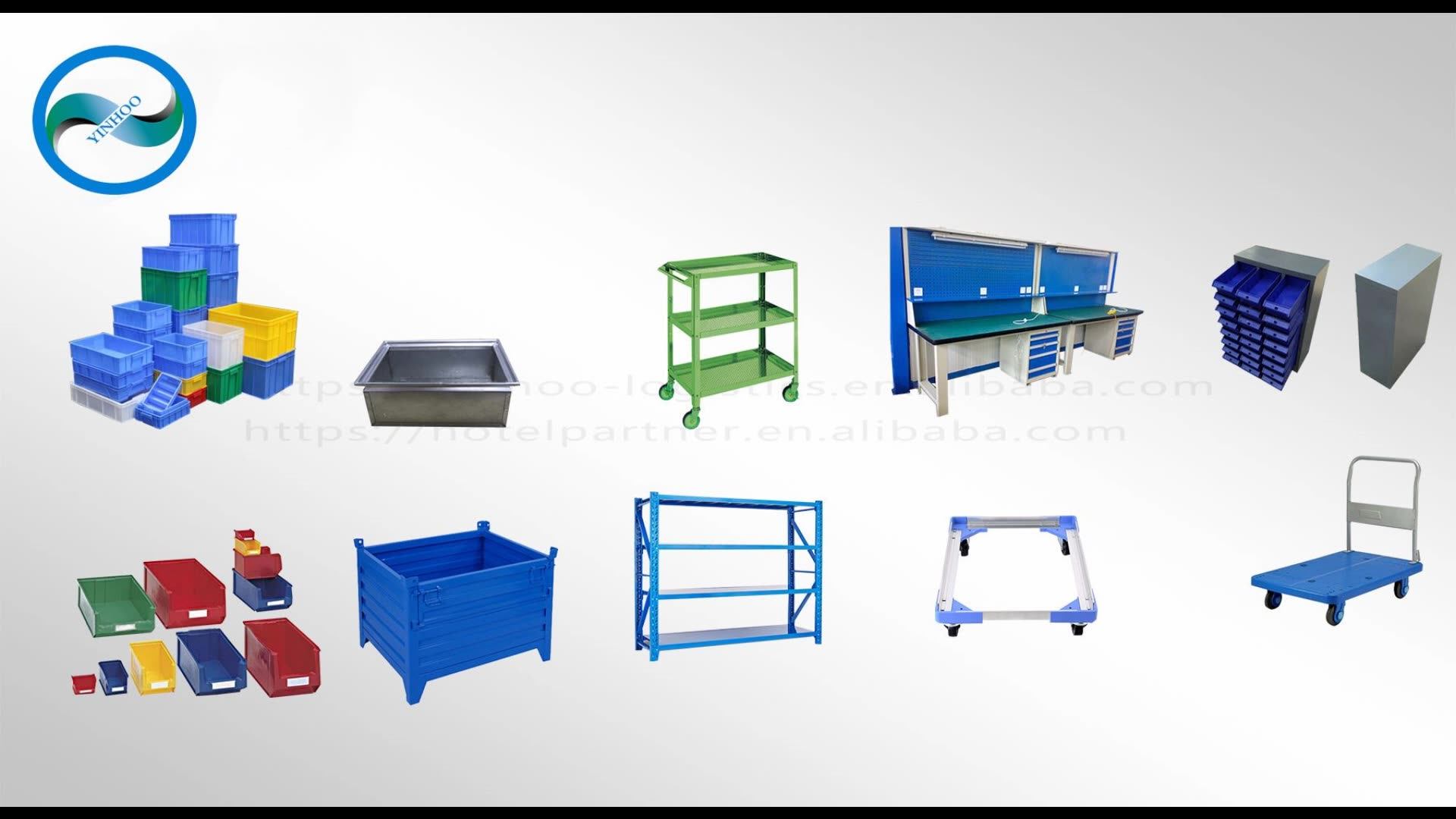 Folding Steel Pallet Box Metal Logistics Container For Transport ...