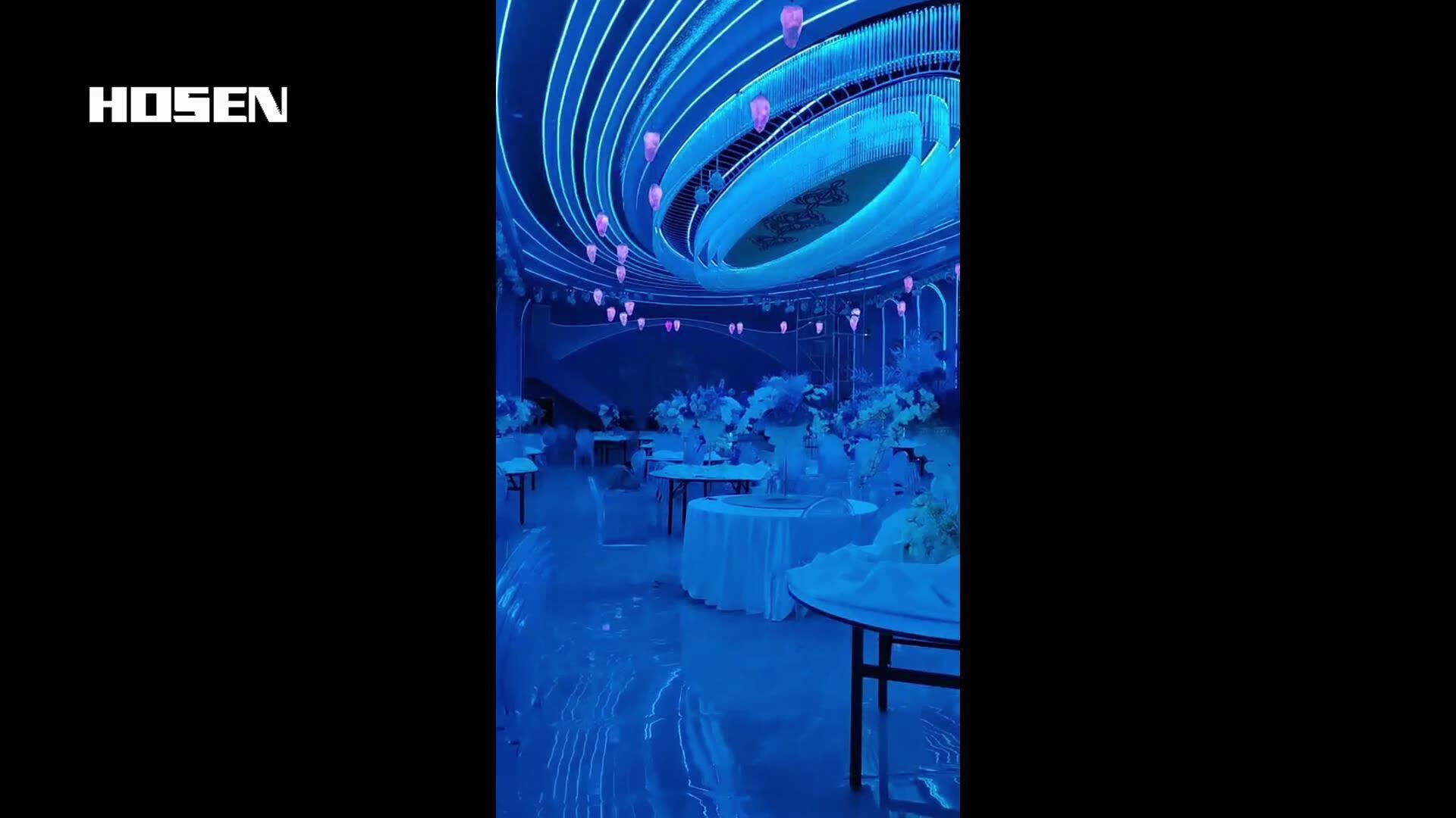 Kinetic Led Light Ball Rgb Sphere Lifting Dmx Winch Led Kinetic Light ...