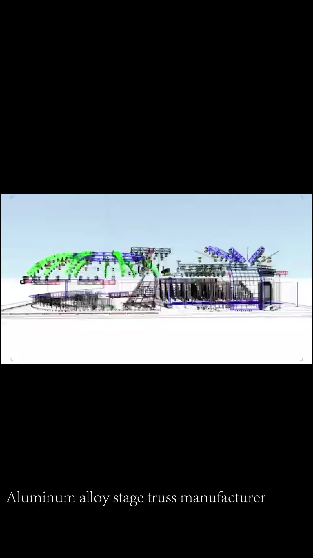 Aluminum Tube Truss,Arch Lighting Truss,Ground Support Truss System ...