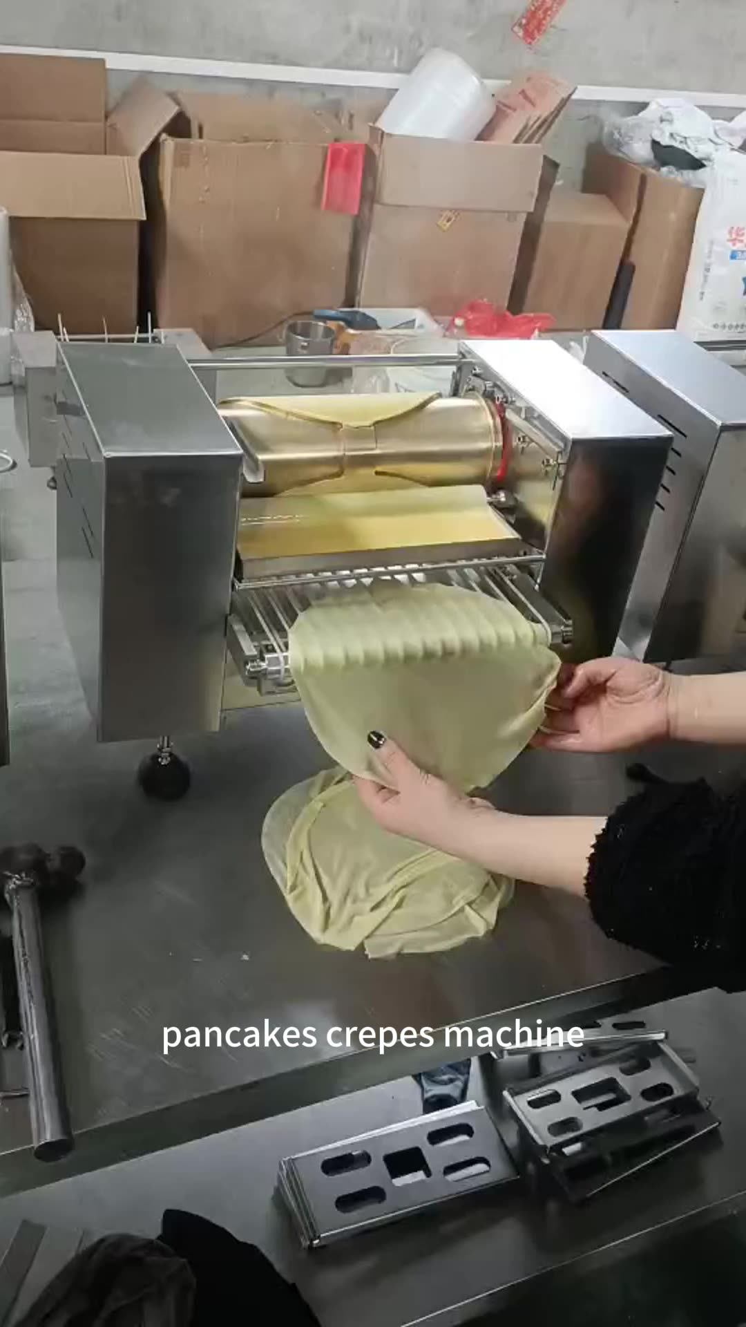 Stainless Steel Small Thousand Layer Cake Machine Melaleuca Cake Making ...