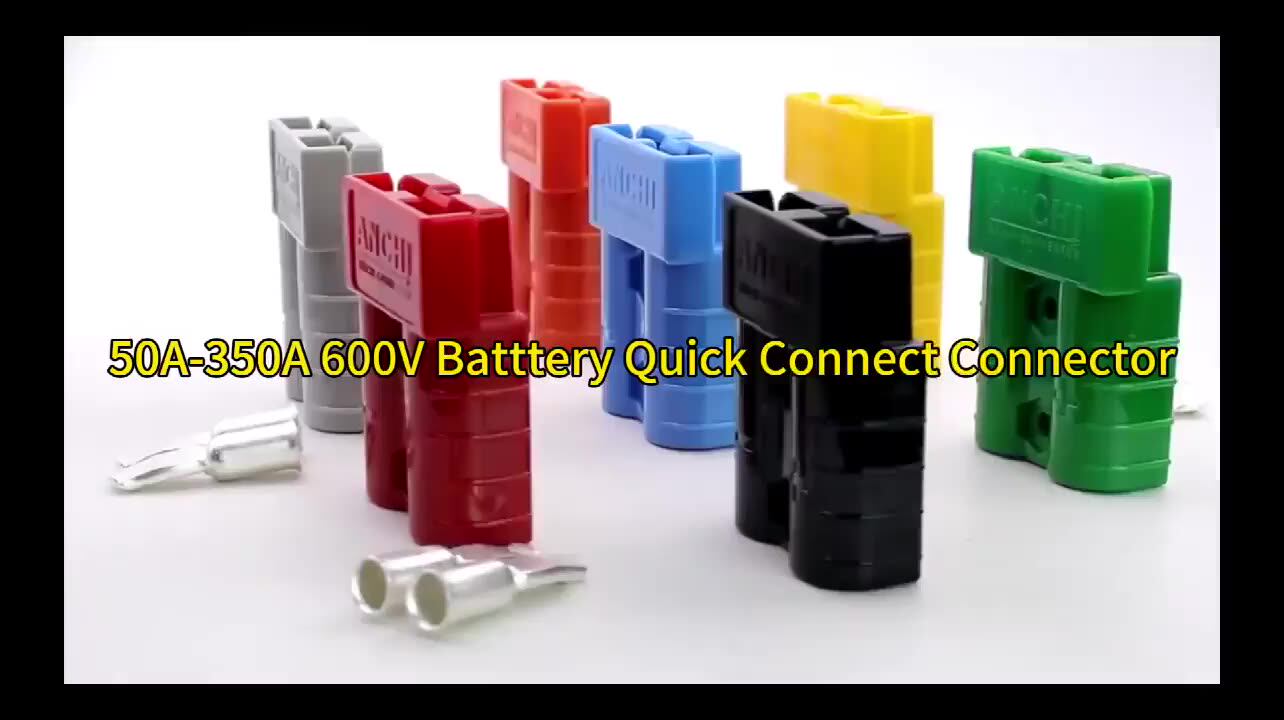 Battery Connector 2-pin 50a Bipole High Current 600v Ups Battery ...