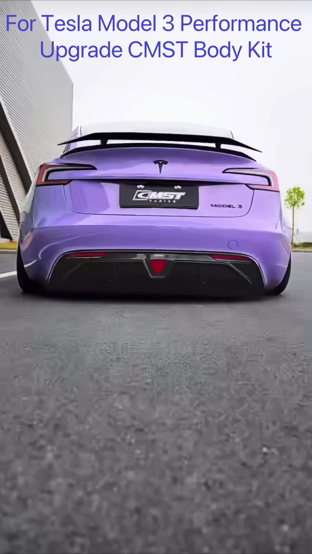 Runde New Design For Tesla Model 3 Performance Upgrade Cmst Carbon ...