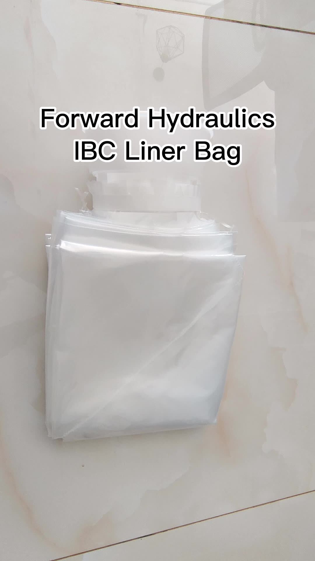 Transparent 1000l Food Grade Plastic Bag Ibc Tote Inner Liner Bag For ...