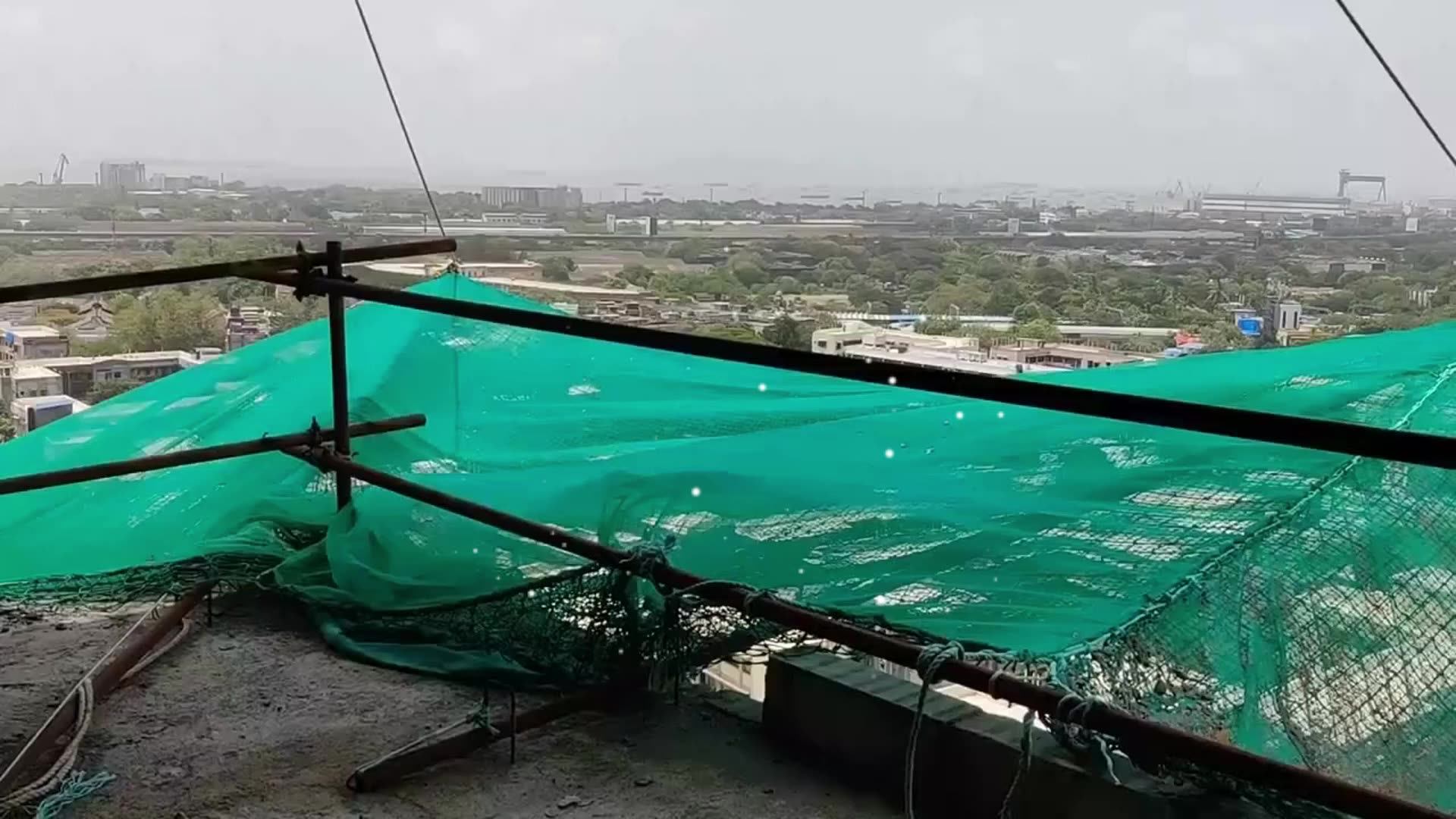 Safety Netting Blue Square Grid Hdpe Debris Nets Fire Resistant ...