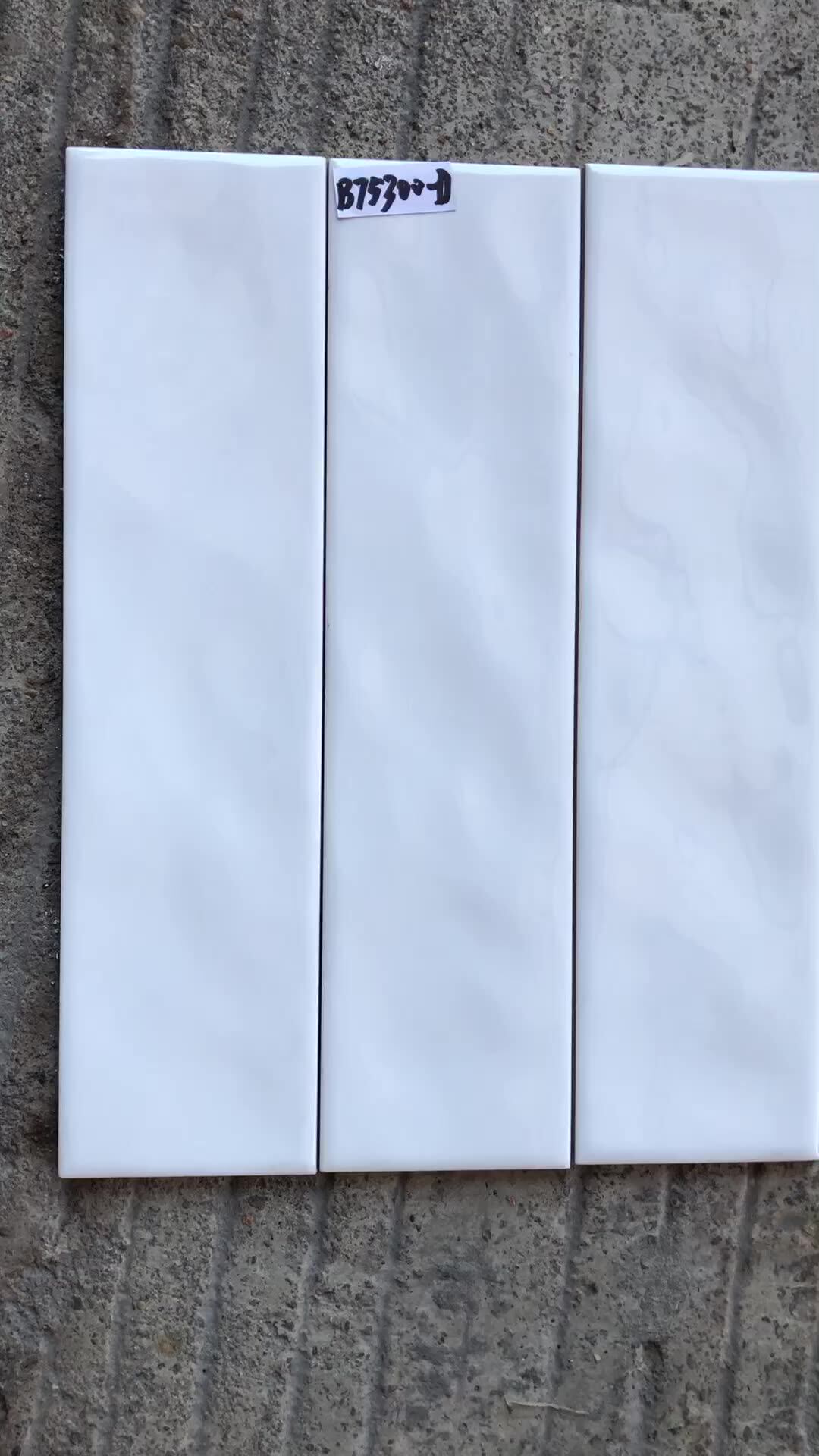 High Quality 75x300 75x300mm 3''x12'' 75*300 Gloss Glazed White Mould ...