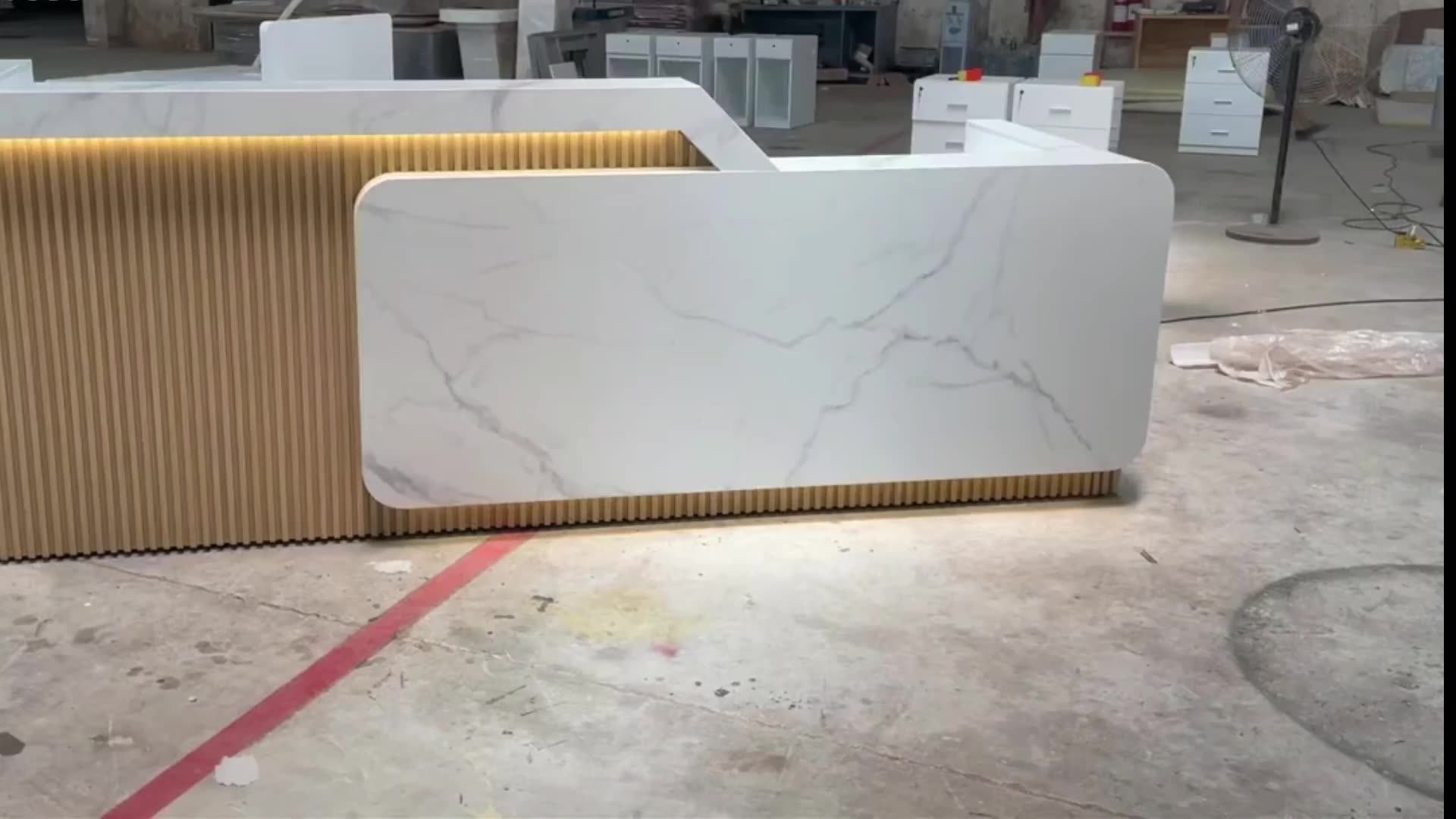 Clothing Store Cashier Reception Desk Modern Boutique Retail Checkout ...