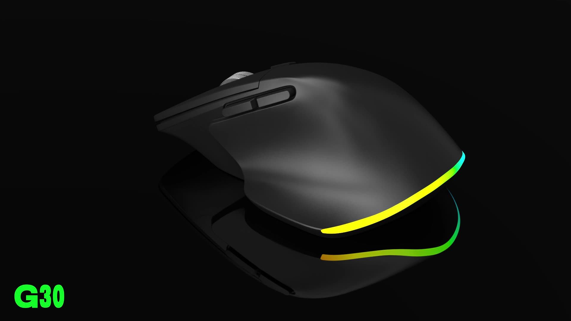 Tmice Rgb Backlit Vertical Ergonomic Gaming Mouse Dpi 2400 Computer ...