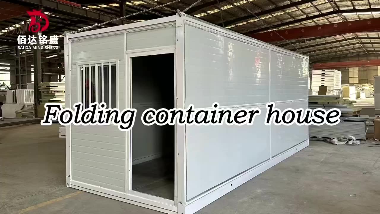 20ft Prefab Foldable Luxury Container House Modular Home Office Folding Container Modular Prefab ...
