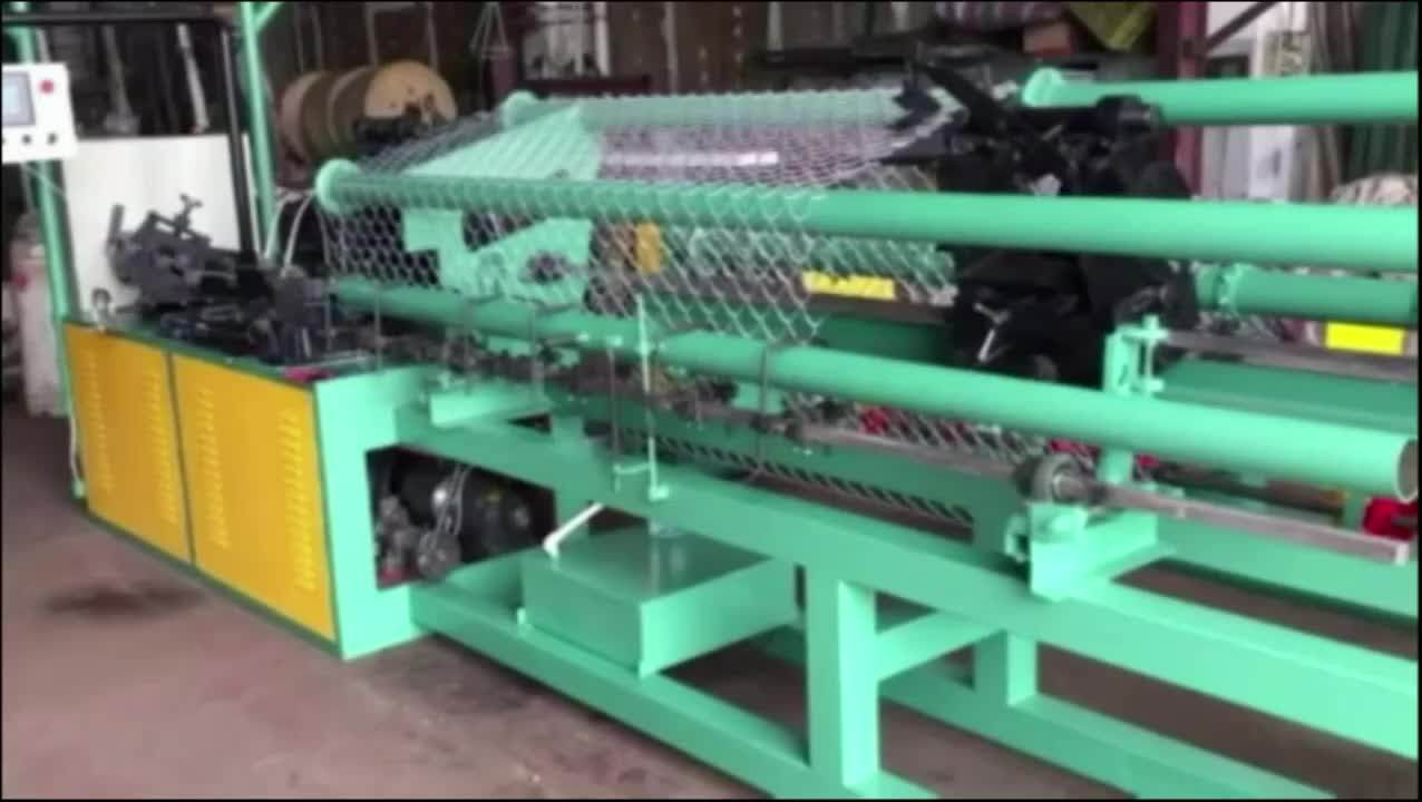 Semi Fully Automatic Plc Control Manual Operated Diamond Chain Link ...