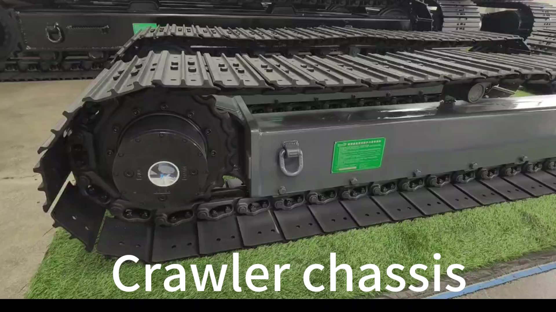Steel Crawler Chassis Track Undercarriage With Crawler Hydraulic Motor Tracked Chassis For ...