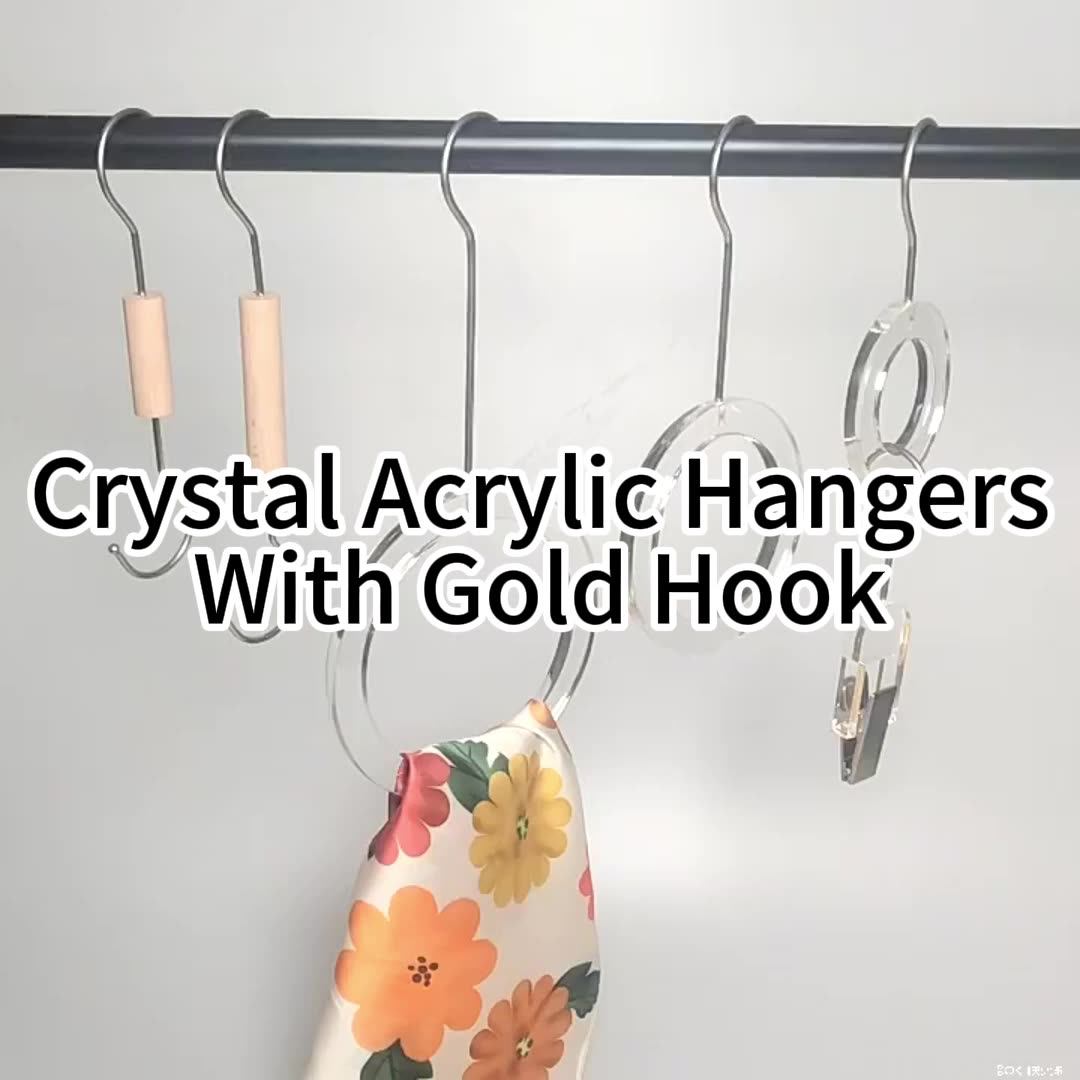 Modern Mini Round Metal Scarf Hanger Bag Handbag Tie Hanger Small Size ...