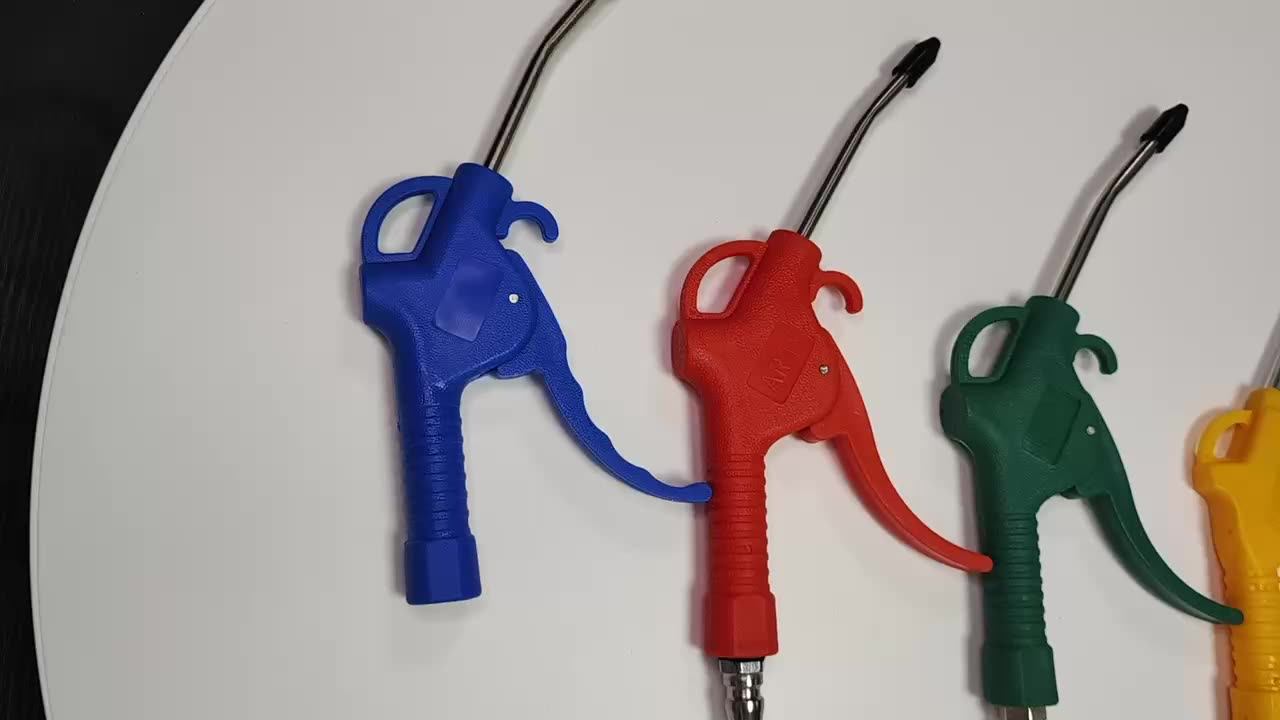Pneumatic Plastic Air Duster Gun Long/short Nozzle Air Gun Dust Blows ...