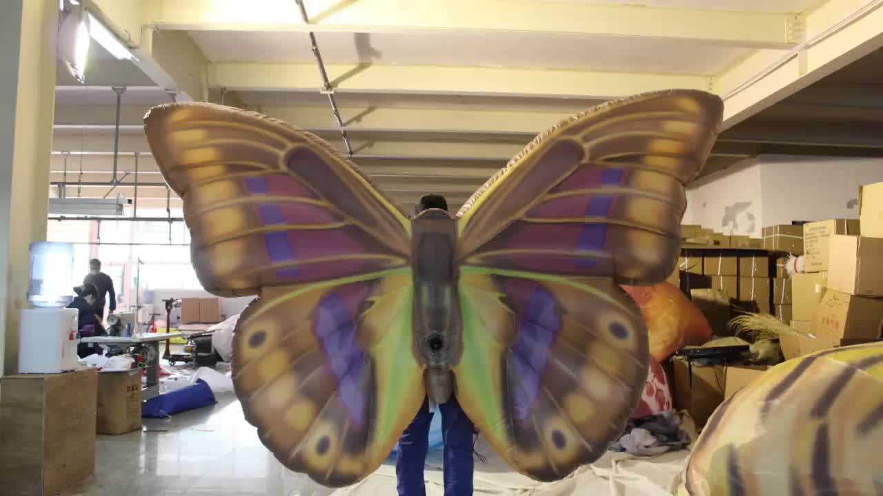 Giant Led Light Puppet Inflatable Butterfly Costumes - Buy Giant ...