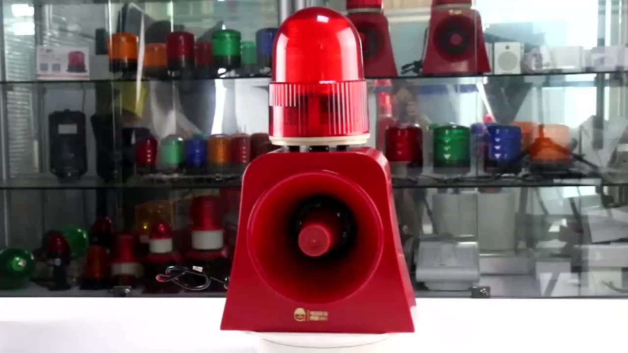 120db Customized Voltage Red Led Warning Light Sound Alarm - Buy Led Warning Light,Led Warning ...