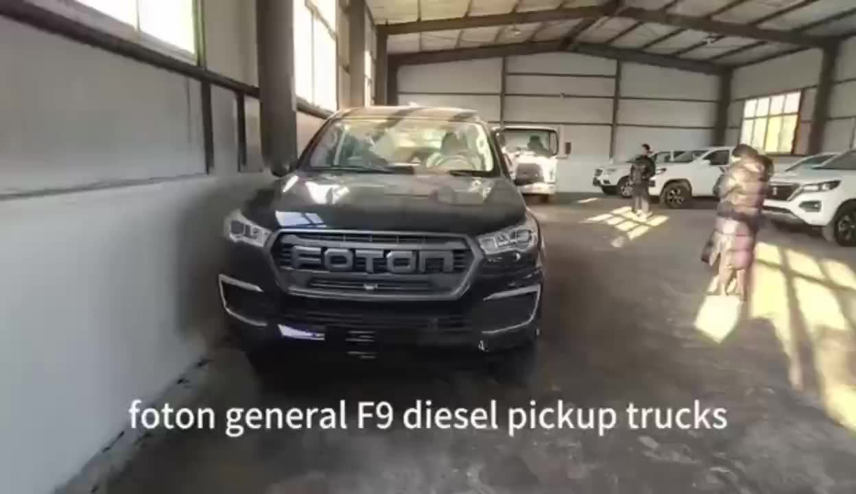 2024 New Foton F9 Pickup Truck Euro 6 Emission Standard Automatic ...