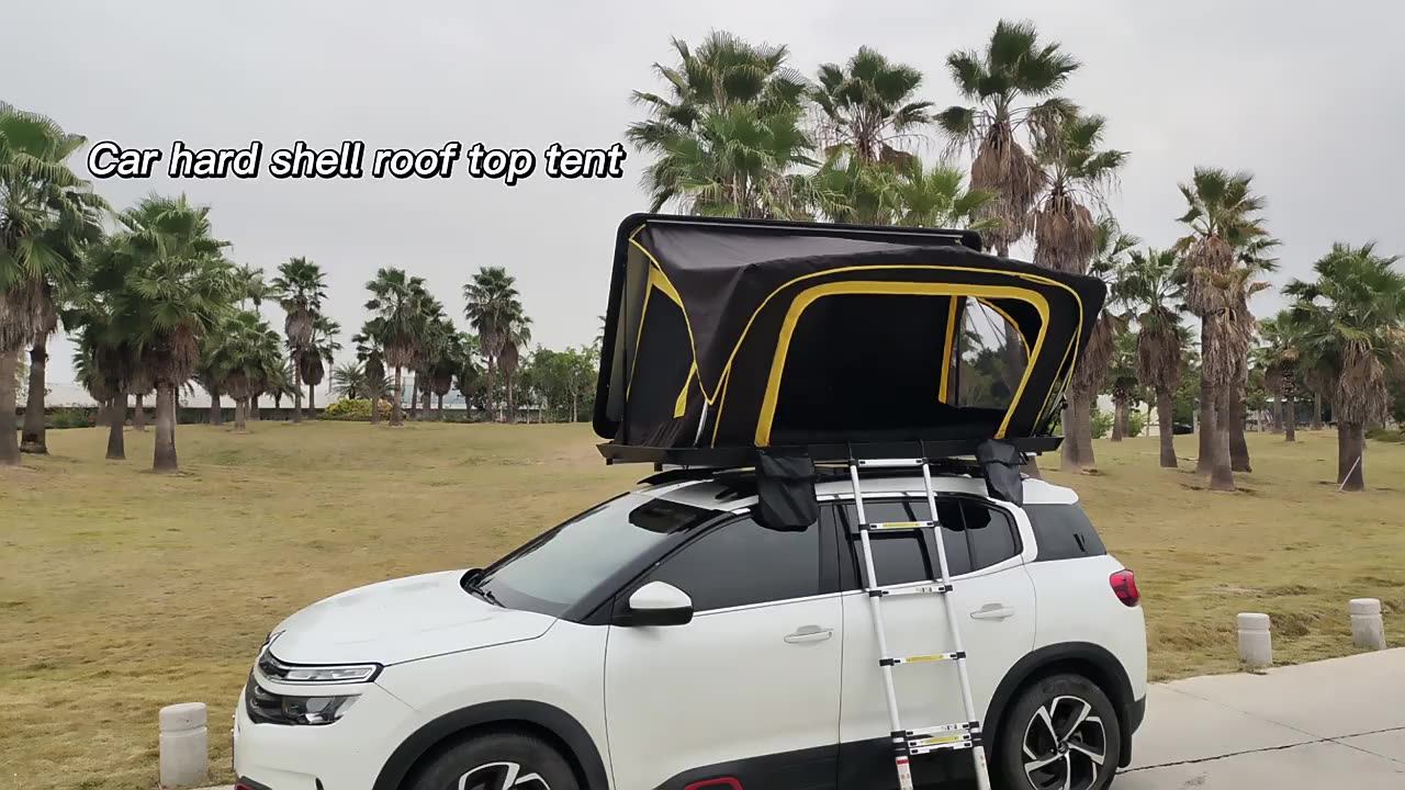 New Design Aluminum Triangle Clamshell Hard Shell Roof Top Tent 4 ...