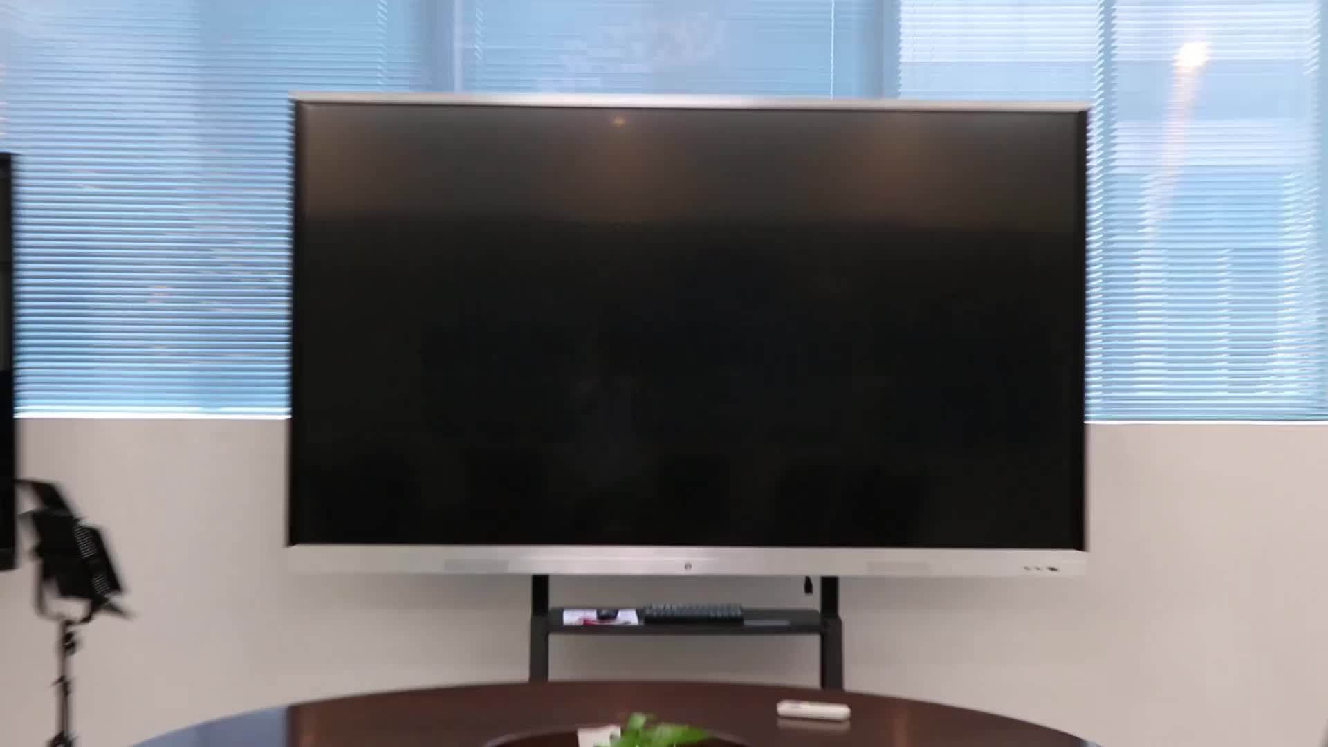 Monitor 100 Inch Anti Glare Touch Panel Smart Tv 55" 65" 75" 86" 100 ...