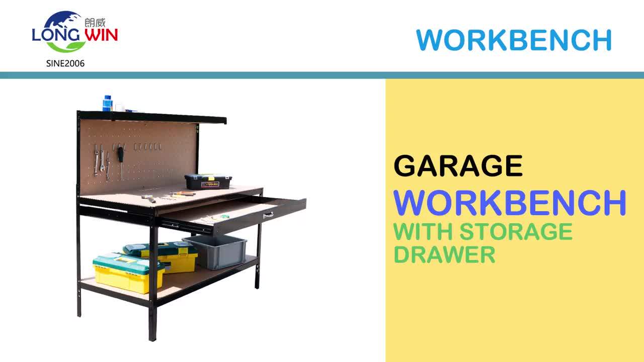 Multi-function Heavy Duty Drawer Industrial Adjustable Workbench ...