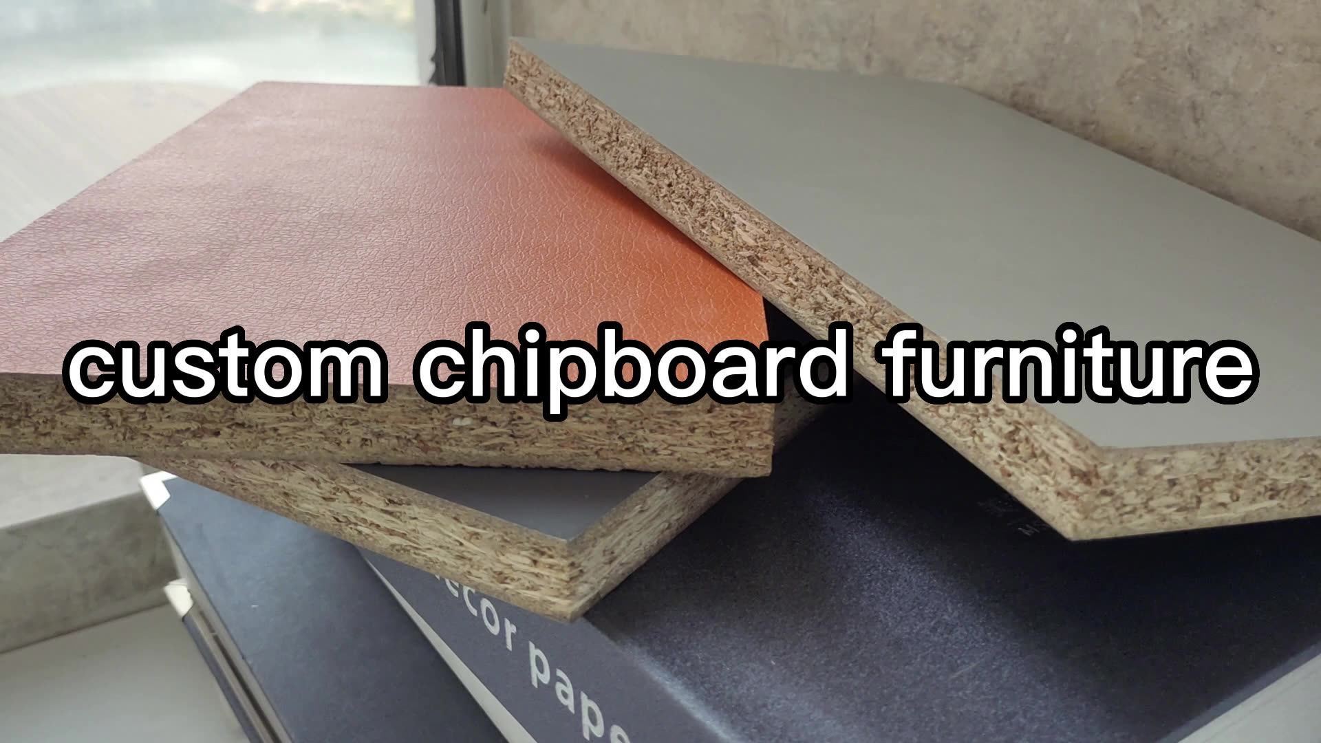 E1 E2 Grade Plate Chipboard Texture Melamine Board Synchronized ...