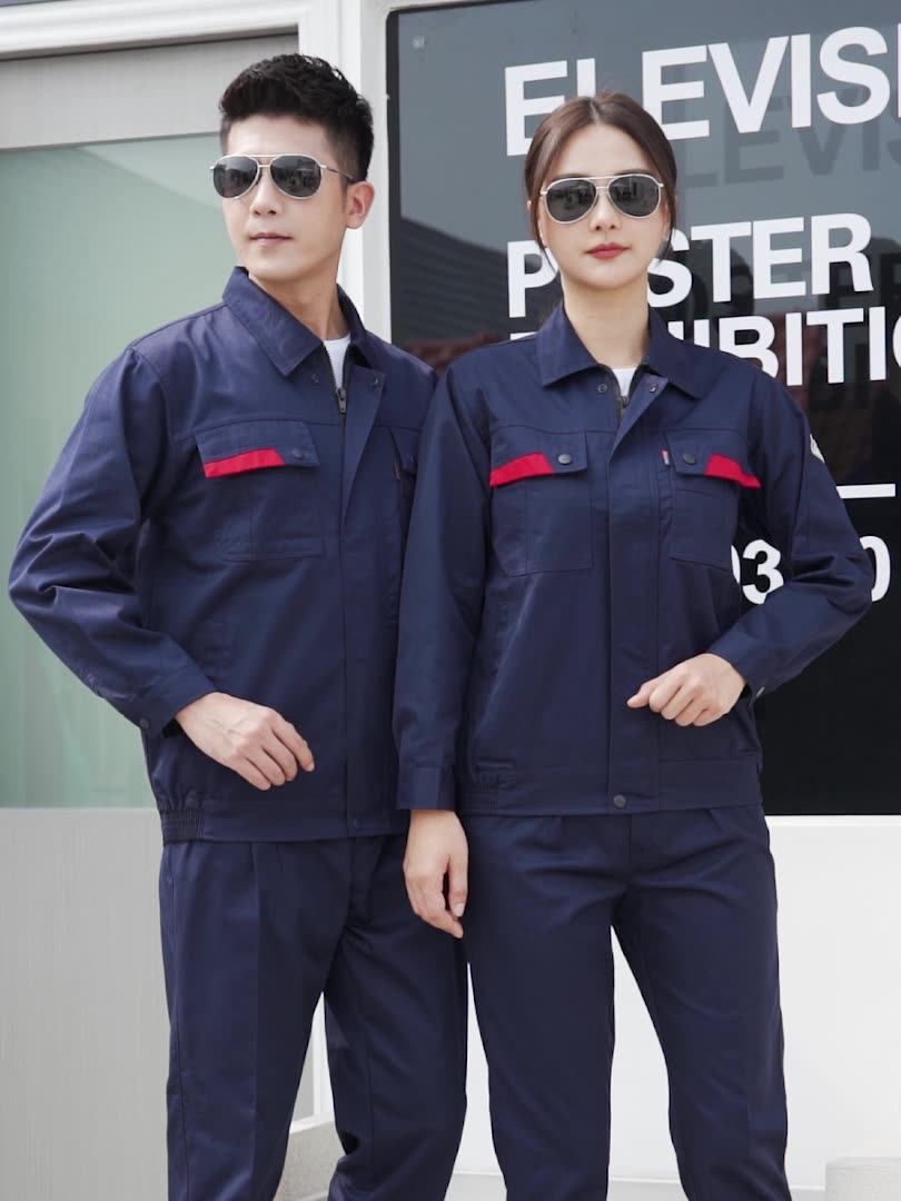 Reflective Safety Uniform Hi Vis Workwear Shirts Pants Workerwear ...