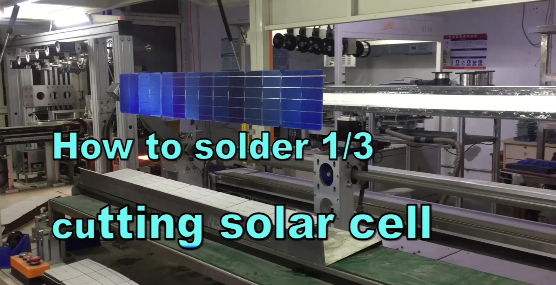 Solar Cell Tabbing And Stringer Machine With Visual And El Detection ...