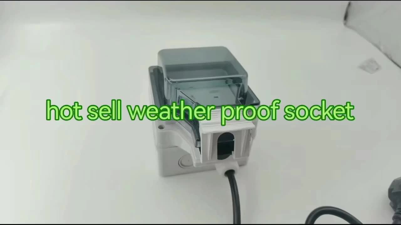 Igern 220v Ip55 Automatic Power Off Weatherproof Socket Switch For ...