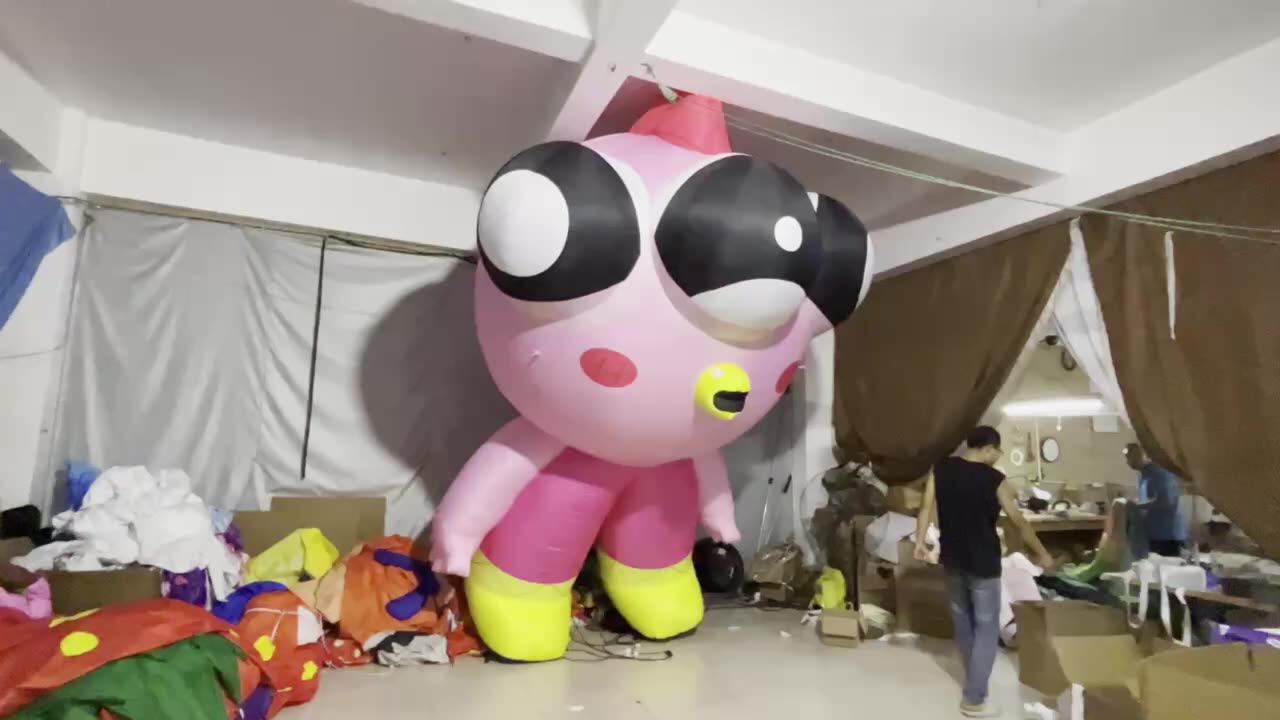 Giant Cute Pink Inflatable Cartoon Model For Event Decoration - Buy ...