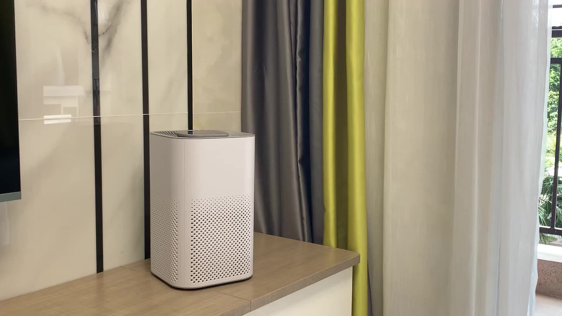 Portable Wifi Control Smart Low Noise Air Purifier For Home With True ...