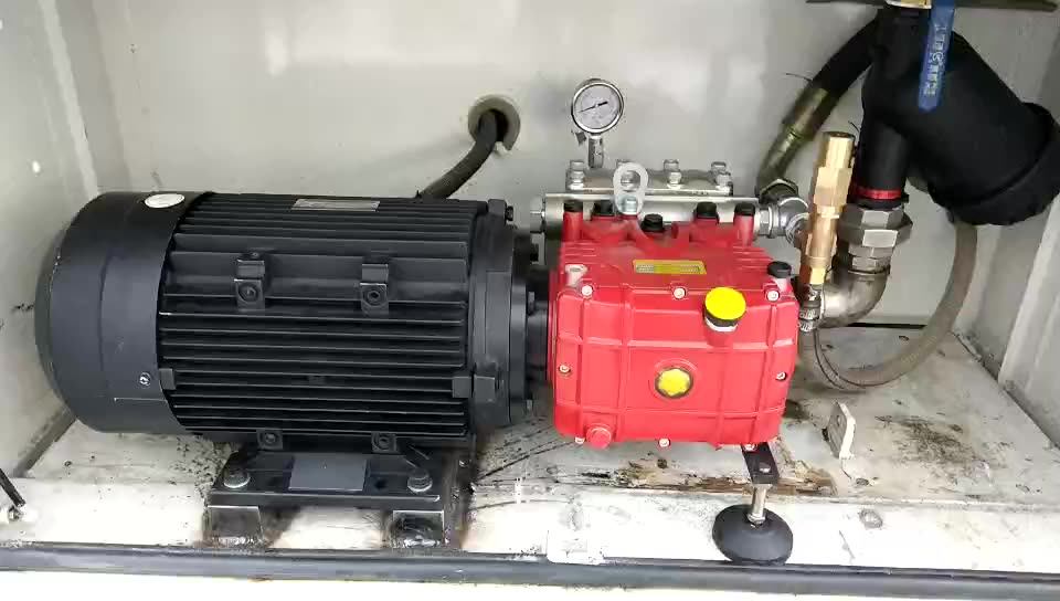 Pinfl 124l/min 100bar Triplex Plunger Pump High Pressure Car Electric ...