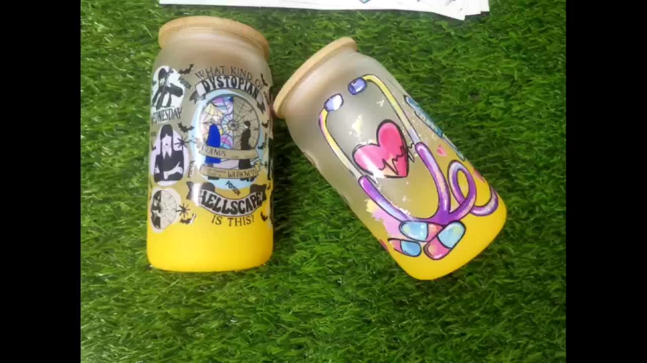 Factoroy Custom Sticker Uv Dtf Transfer Cup Wraps Sublimation Transfer ...