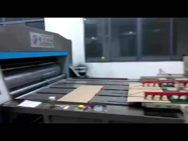 Corrugated Cardboard Rotary Die Cutting Machine / Carton Box Making ...