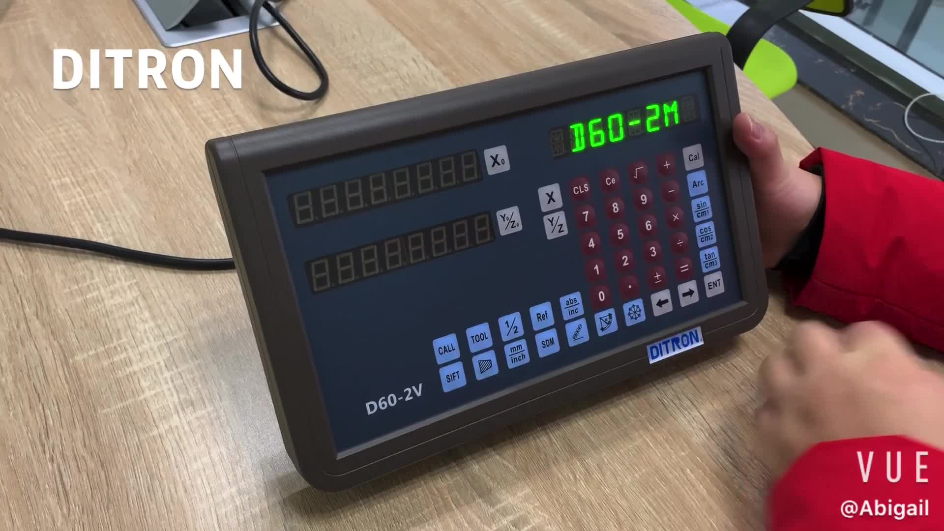 Ditron Dro Digital Readout Display With Rpm Function Magnetic Scale Linear Scale System For ...